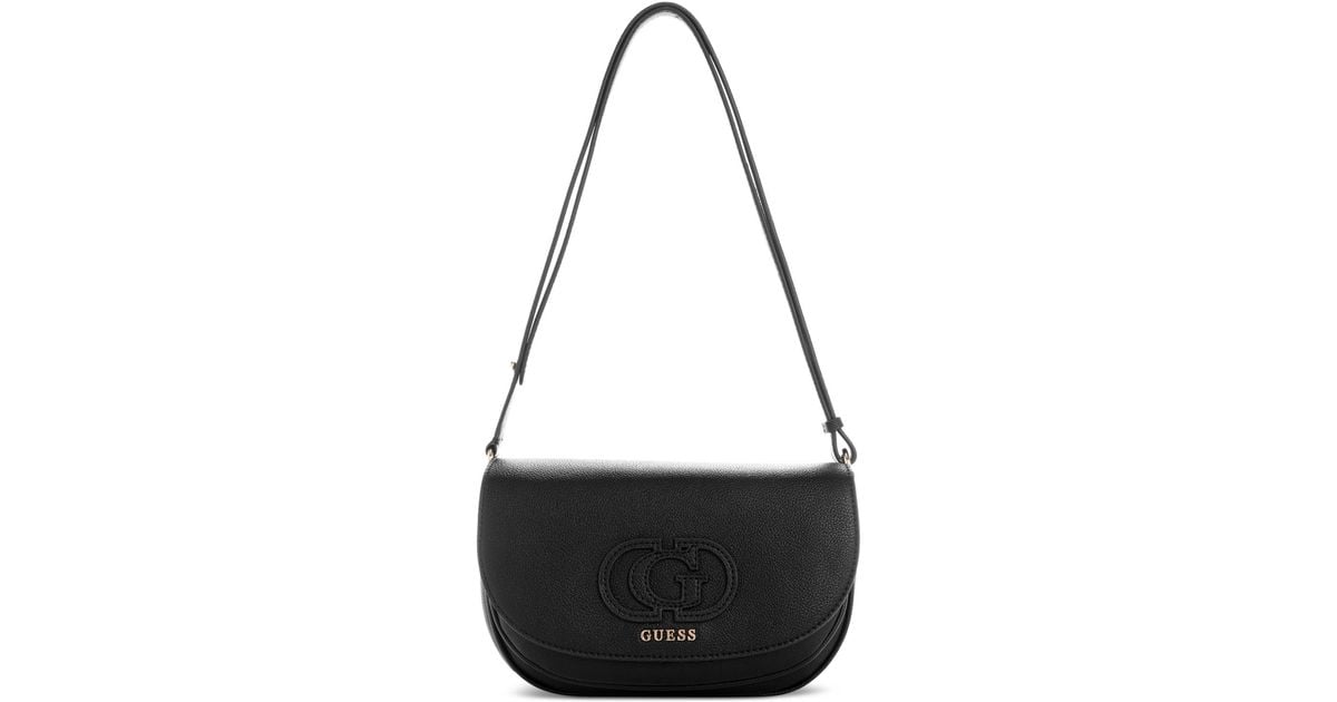 Guess Calebra Small Convertible Crossbody Bag in Black | Lyst