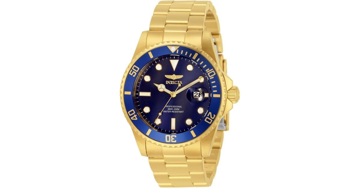 INVICTA WATCH 33270 Pro Diver Quartz 3 Hand Blue Dial Watch for Men | Lyst