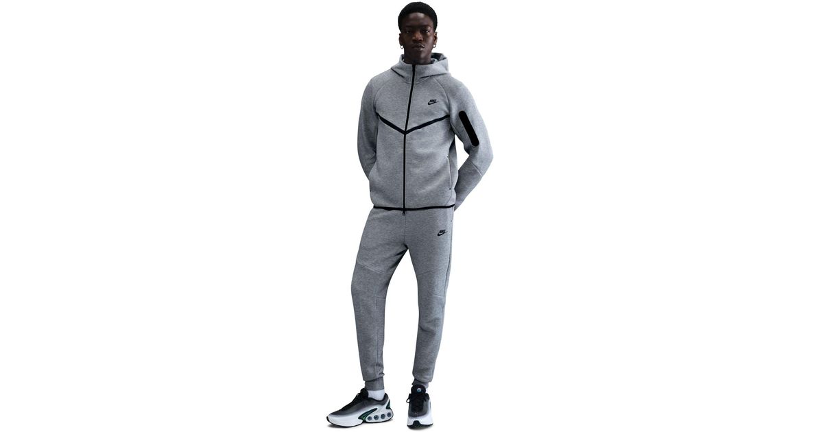 Nike Tech Fleece Hoodie in Gray for Men | Lyst