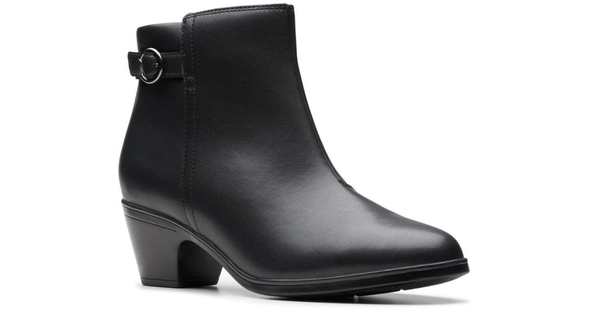 Clarks Collection Emily 2 Belle Boots in Black | Lyst