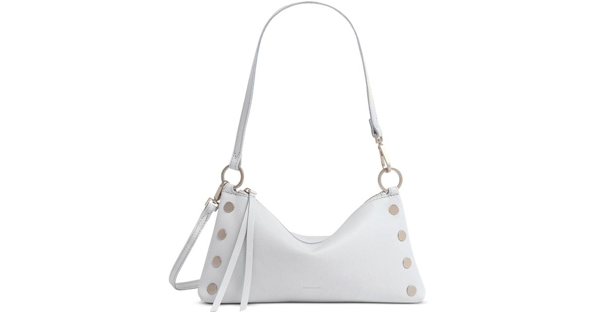 Hammitt Kyle Small Pebbled Leather Crossbody in White | Lyst