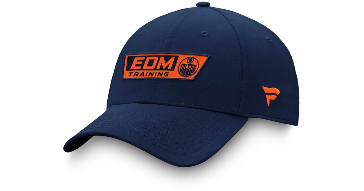 Fanatics Edmonton Oilers Authentic Pro Training Camp Practice Flex Hat ...
