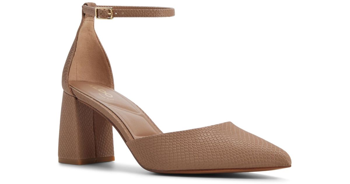 ALDO Jan Two-piece Block-heel Pumps | Lyst