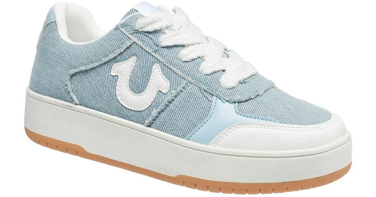 TRUE RELIGION Ladies Kim Logo Sneaker in Blue | Lyst