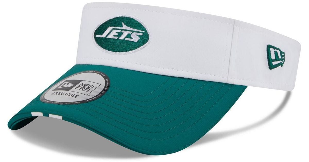 KTZ White/green New York Jets 2025 Nfl Training Camp Adjustable Visor ...