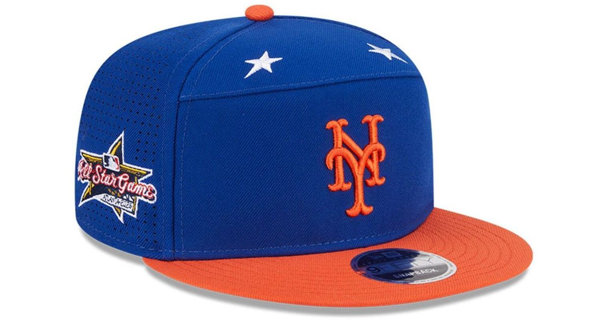 KTZ Royal/orange New York Mets 2025 Mlb All-star Game Side Patch 9fifty ...