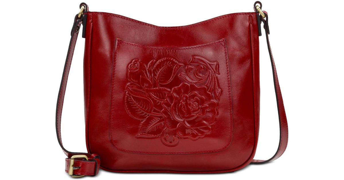 Patricia Nash Emeline Crossbody in Red | Lyst