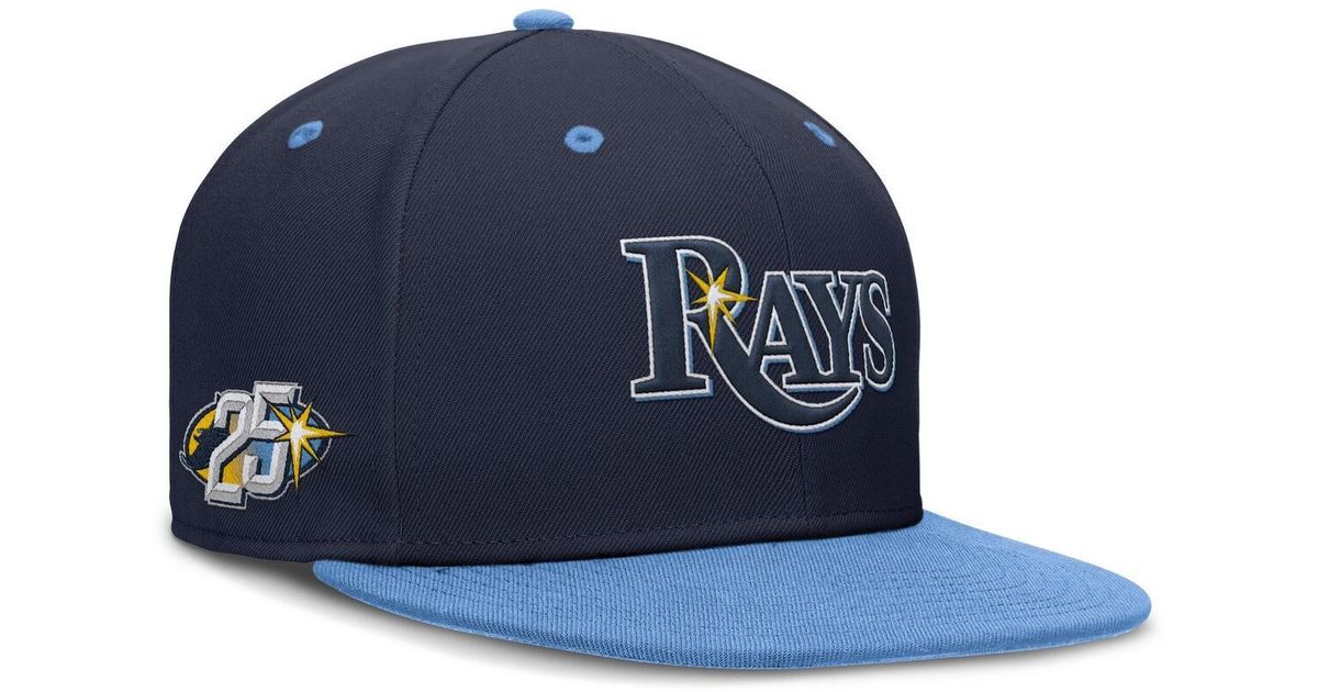 Nike Navy/light Blue Tampa Bay Rays 25th Anniversary True Primetime Two ...