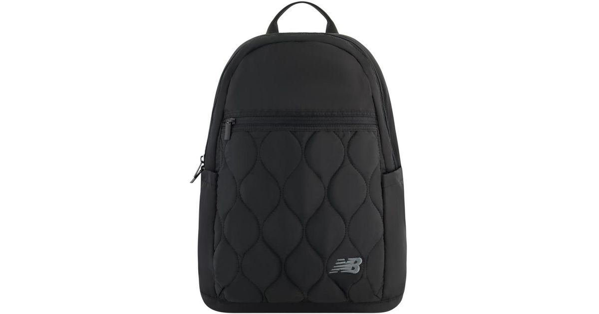 New Balance Quilted Backpack in Black | Lyst