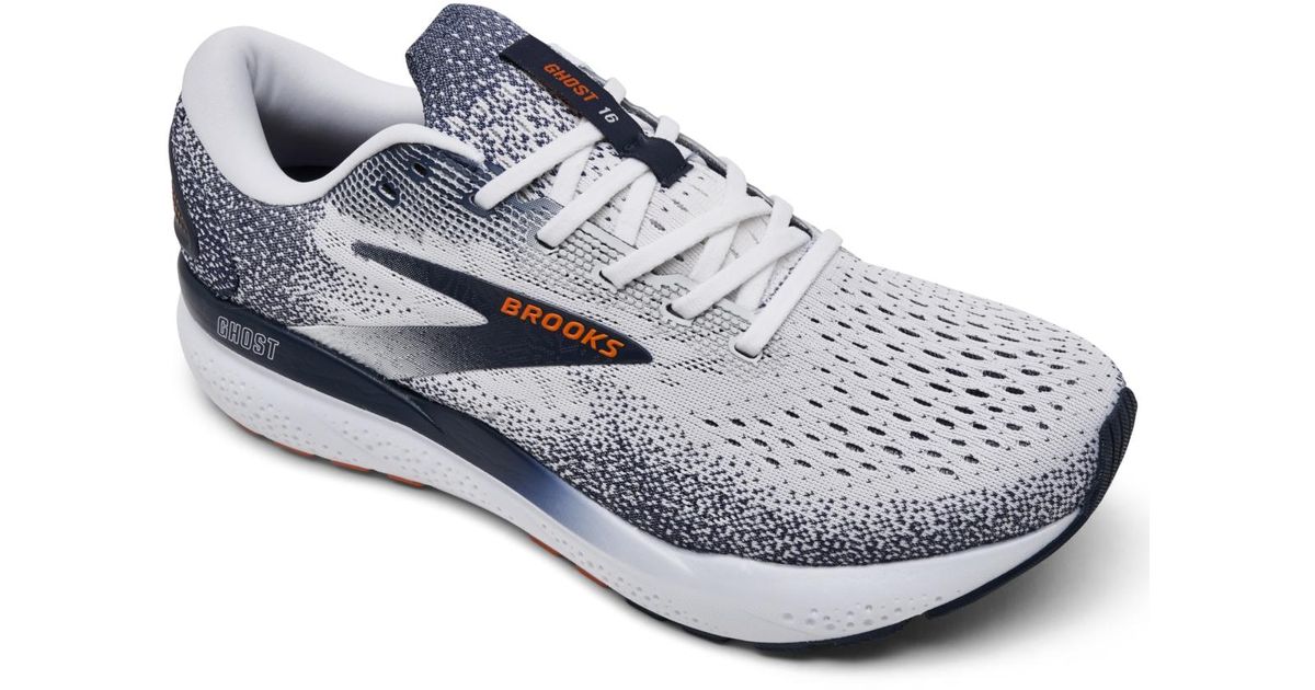 Brooks Ghost 16 Running Sneakers From Finish Line in White for Men | Lyst
