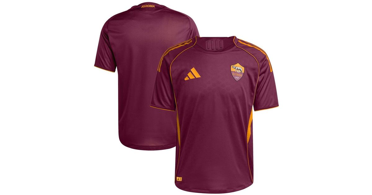 adidas As Roma 2025/26 Home Authentic Jersey in Red for Men | Lyst