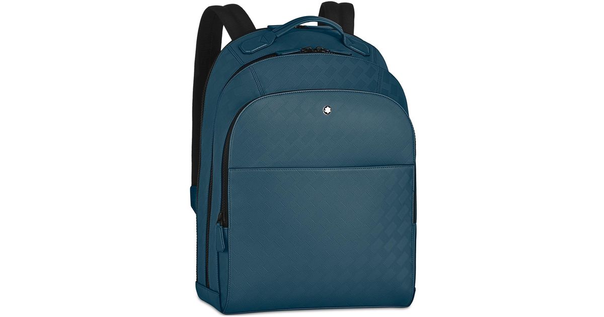Montblanc Extreme 3.0 Three Compartment Leather Backpack in Blue | Lyst