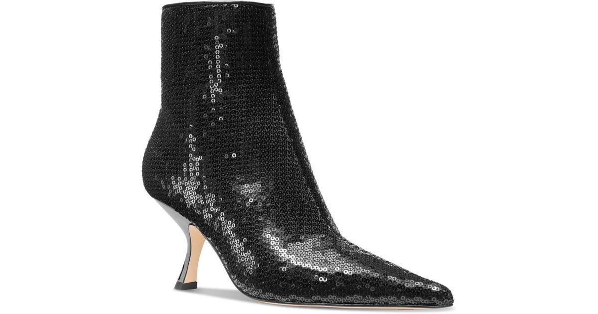 Michael Kors Michael Luna Booties in Black | Lyst