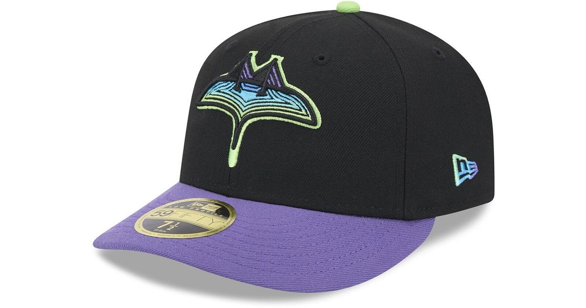 KTZ Tampa Bay Rays 2024 City Connect Low Profile 59fifty Fitted Hat in ...