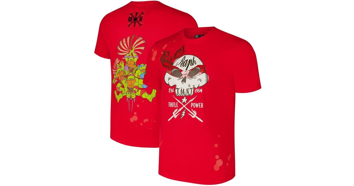 FREEZE MAX Teenage Mutant Ninja Turtles Turtle Power T-shirt in Red for ...