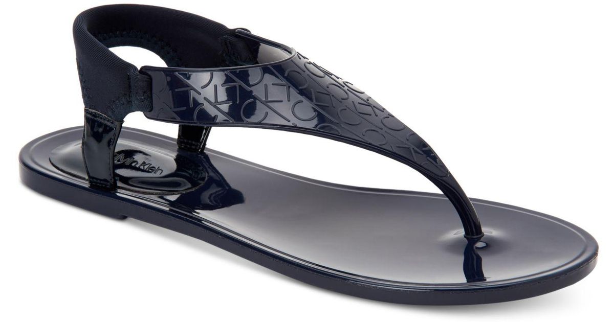Calvin klein janny jelly sandal store