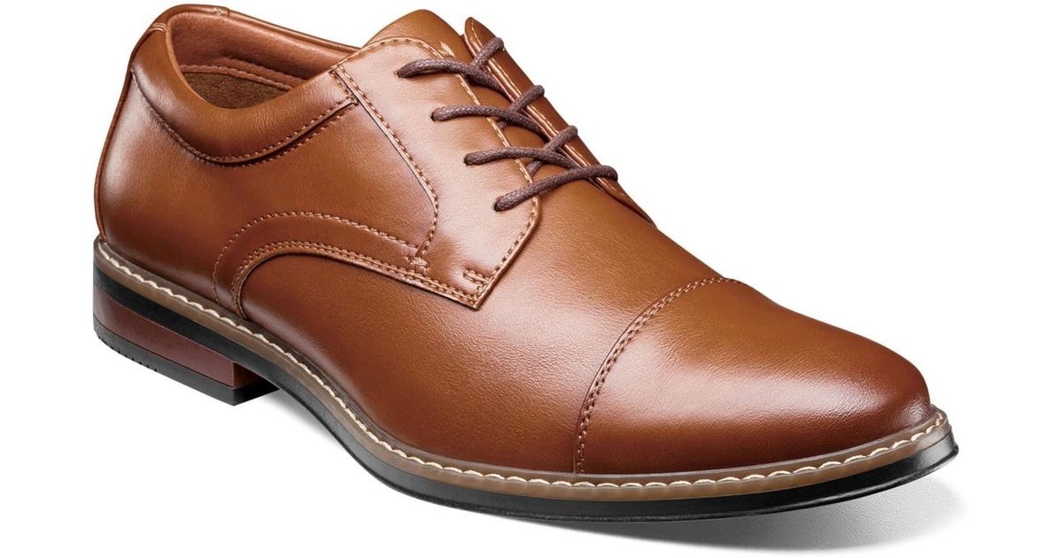 Nunn Bush Carmelo Cap Toe Oxford in Brown for Men | Lyst