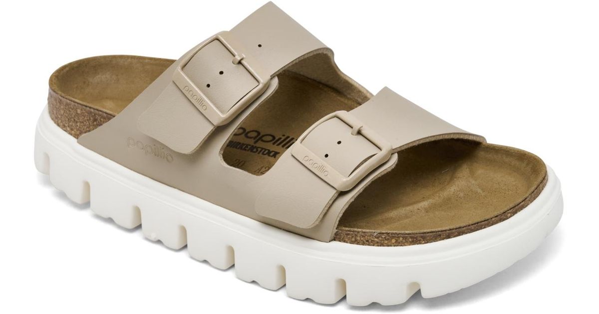Birkenstock Arizona Platform Birko-flor Sandals From Finish Line | Lyst