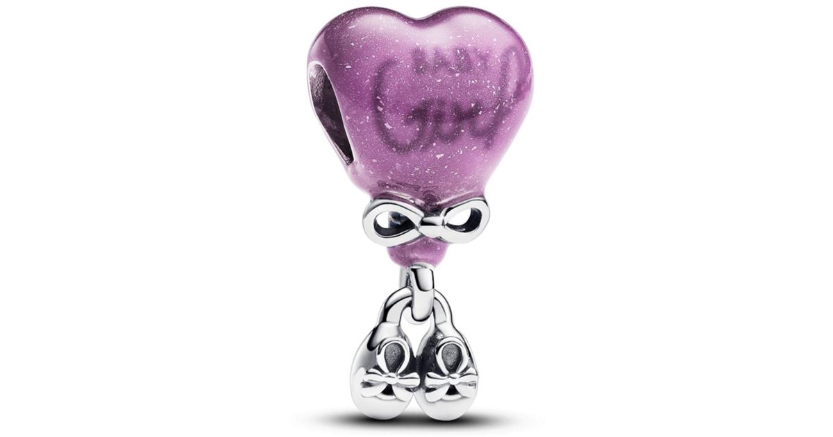 PANDORA Color-changing Gender Reveal Girl Charm in Purple | Lyst