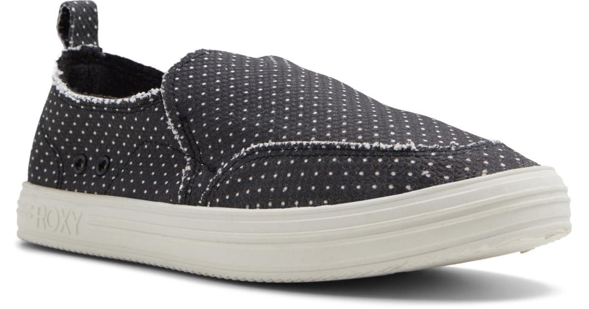 Roxy Lola Slip-on Sneakers in Gray | Lyst