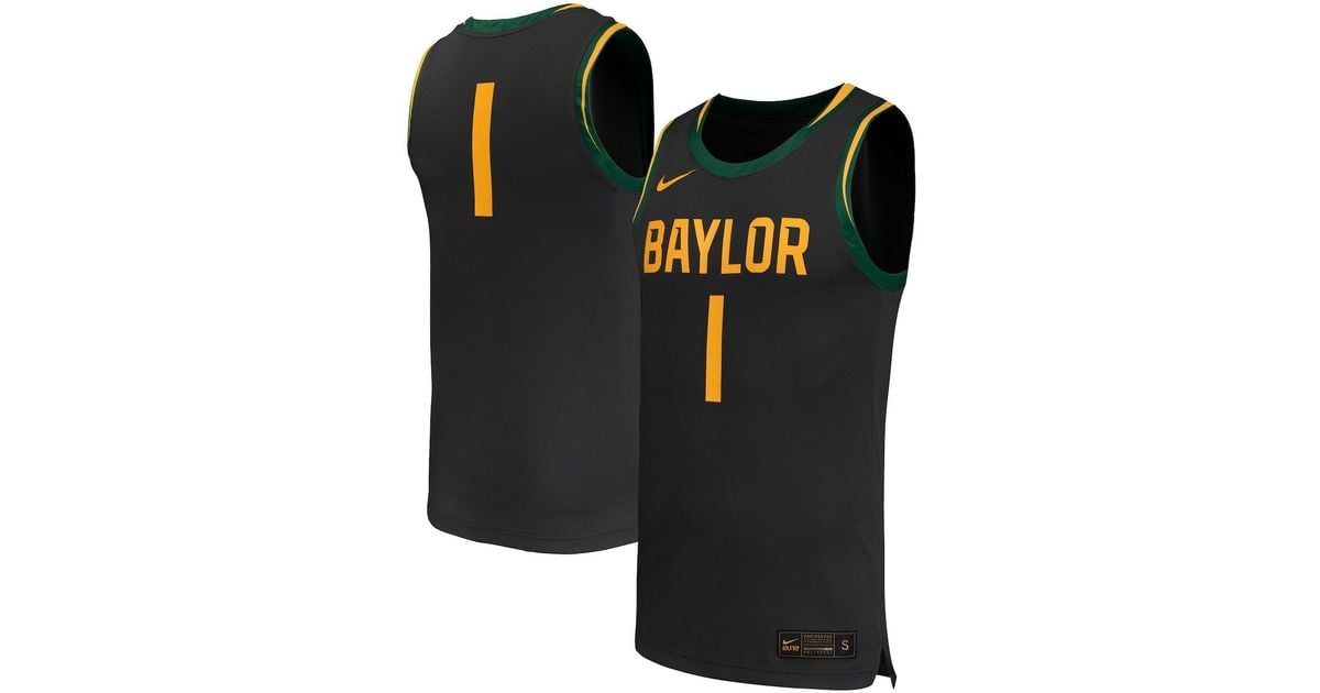 Nike 1 Baylor Bears Replica Basketball Jersey in Black for Men | Lyst