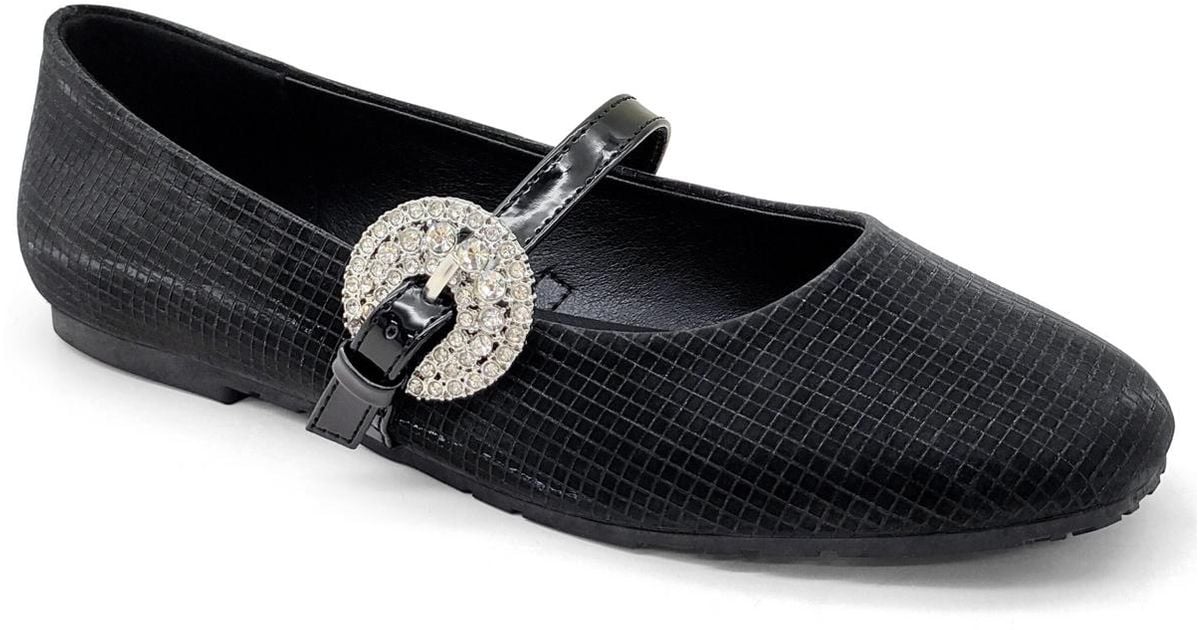 Kenneth Cole Elwood Ballet Flats in Black | Lyst