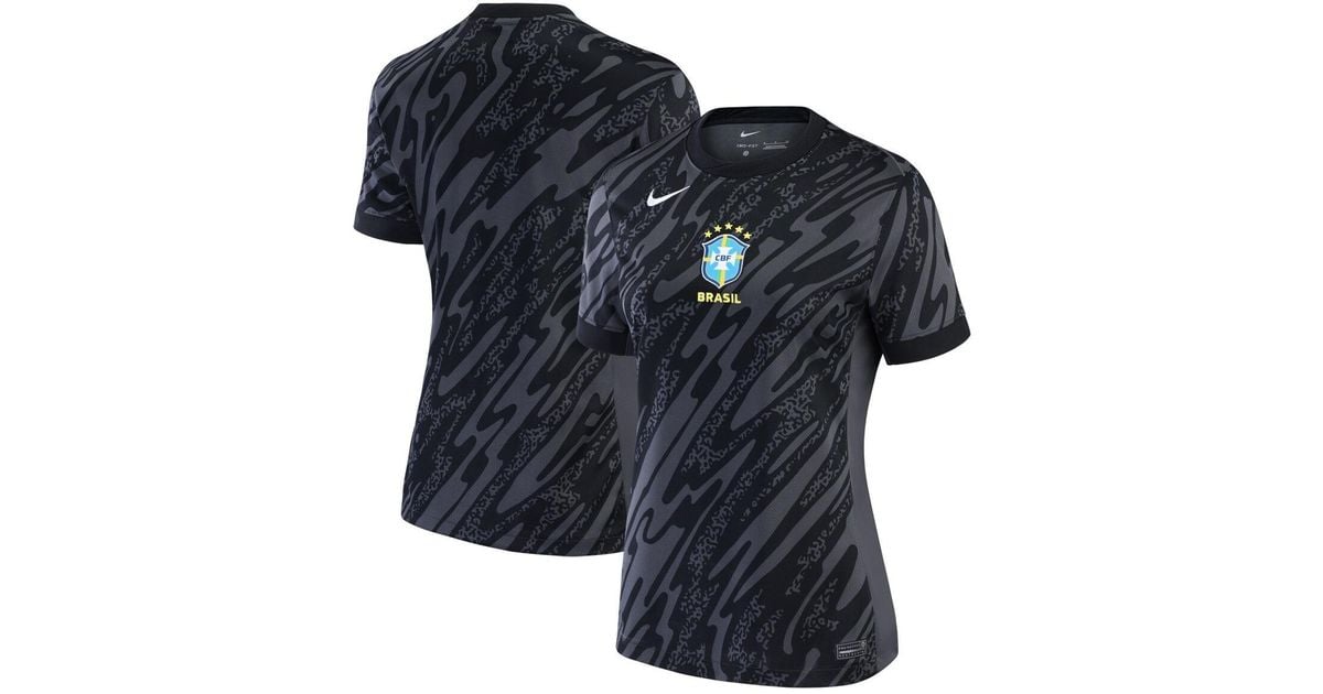 Nike Brazil National Team 2024 Goalkeeper Replica Stadium Jersey in ...