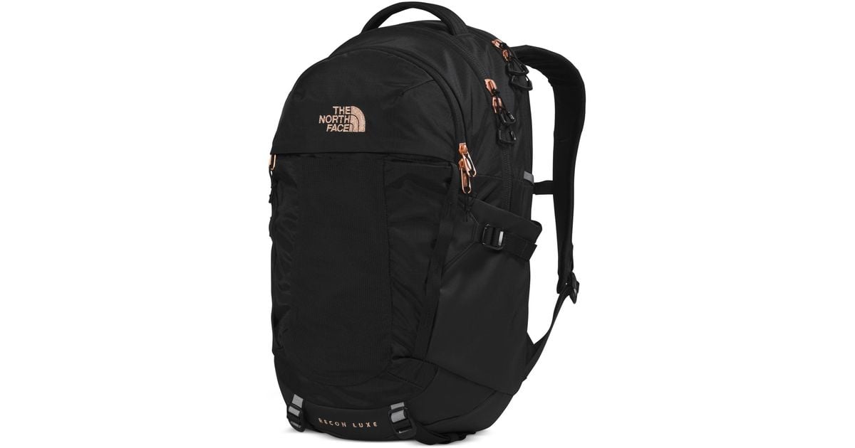 The North Face Recon Luxe Backpack in Black | Lyst