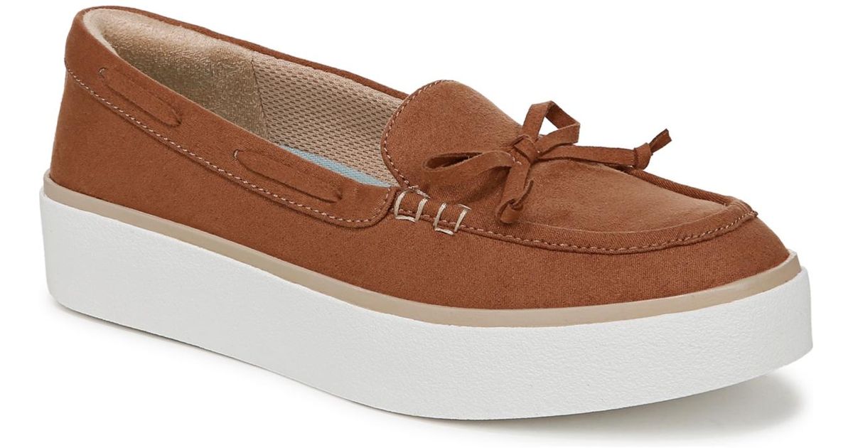 Dr. Scholls Madison Sea Platform Boat Shoes in Brown | Lyst