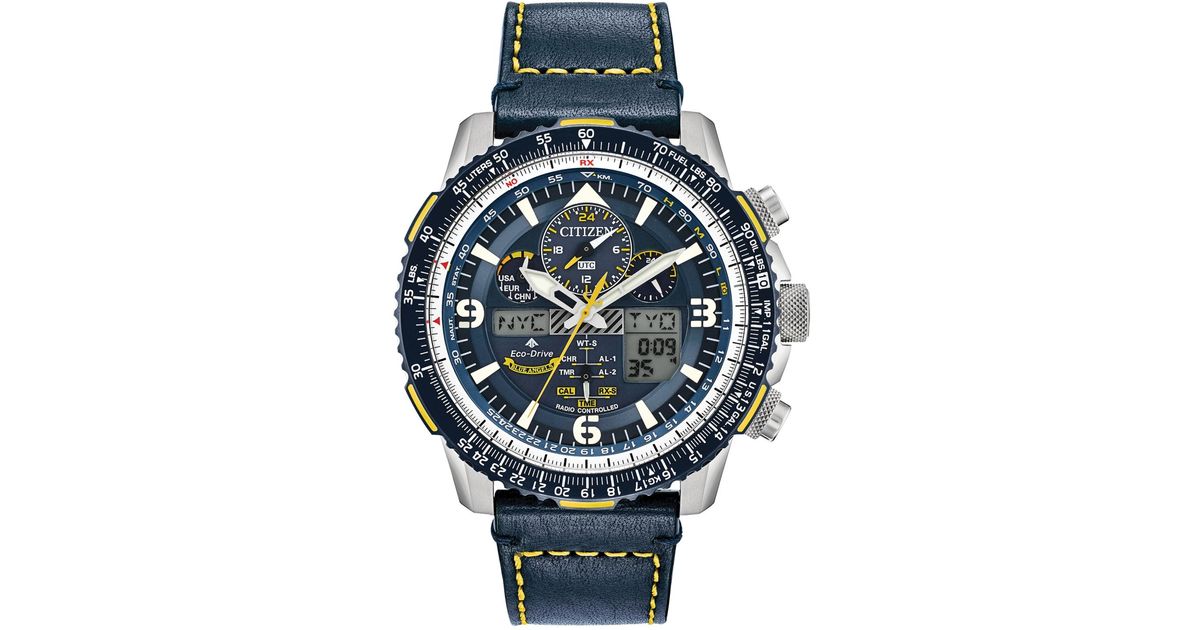 Citizen Eco-drive Analog-digital Chronograph Promaster Blue Angels ...