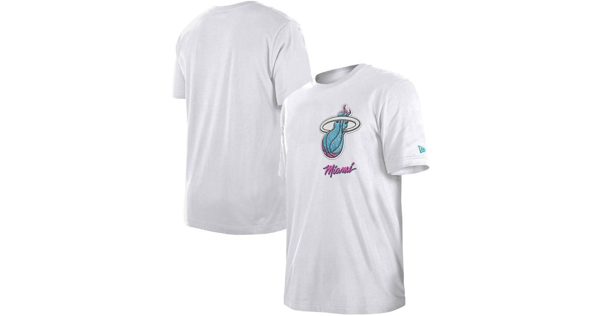 KTZ Miami Heat 2024/25 City Edition Chenille Heavyweight T-shirt in ...