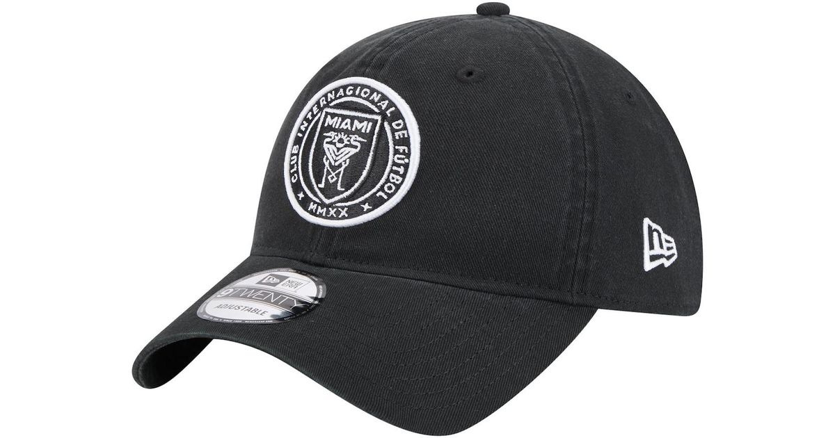 KTZ Inter Miami Cf 2025 Kickoff 9twenty Adjustable Hat in Black for Men ...