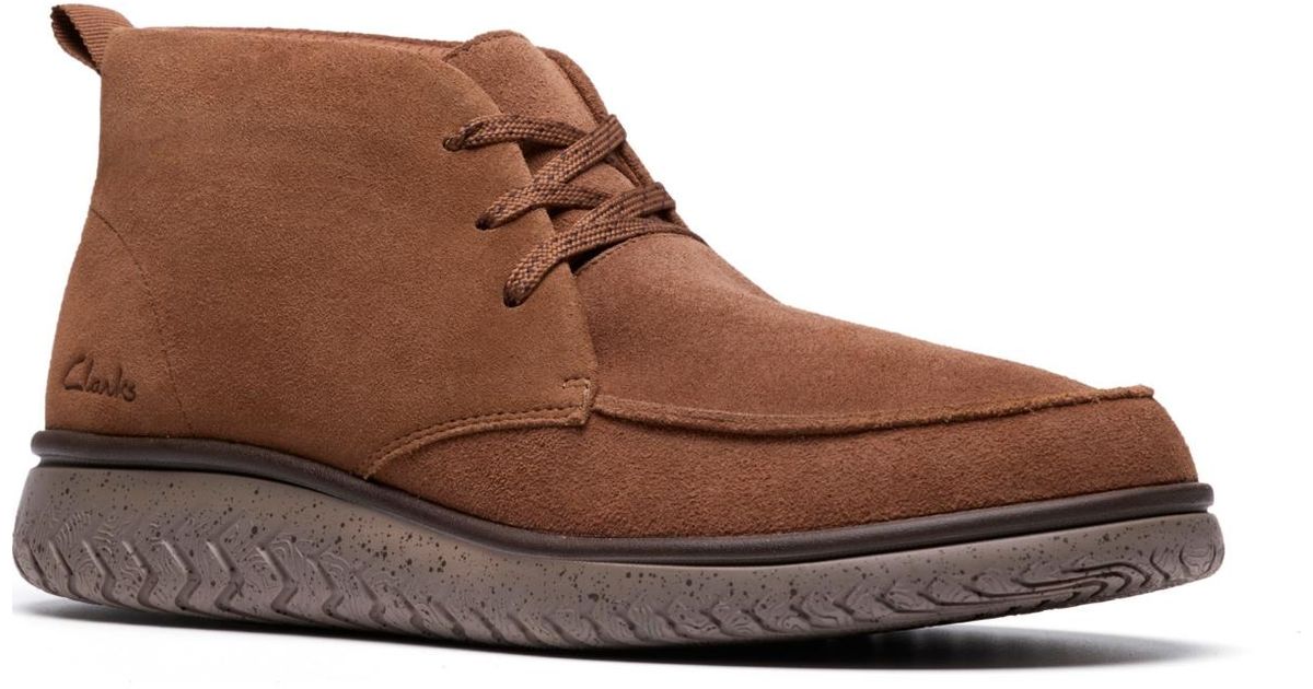 Clarks Collection Relax Lite Moc Boots in Brown for Men | Lyst