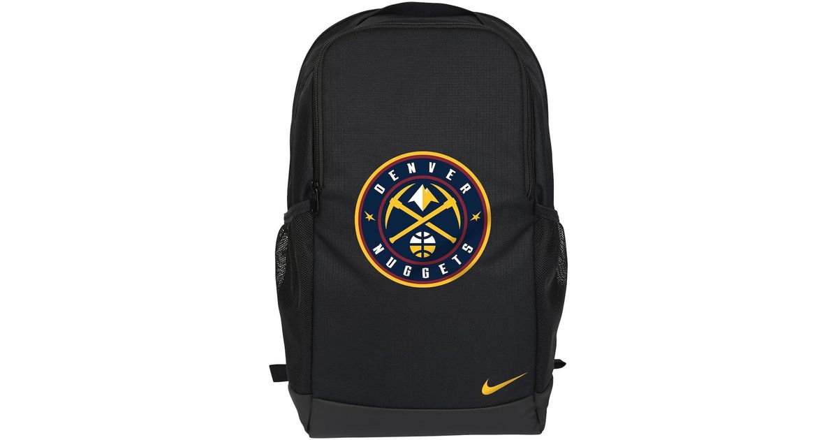 Nike Denver nuggets Brasilia Backpack in Black | Lyst