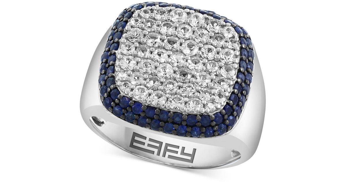 Effy Effy White Zircon (1-7/8 Ct. T.w. in Blue for Men | Lyst