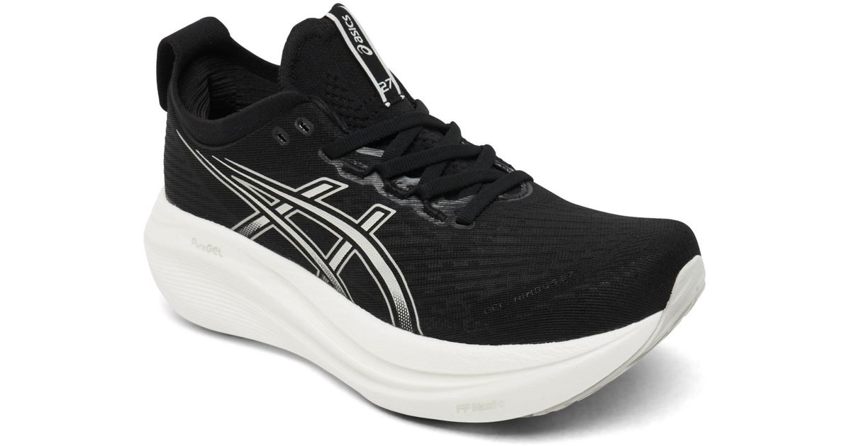 Asics Gel-nimbus 27 Running Sneakers From Finish Line in Black | Lyst