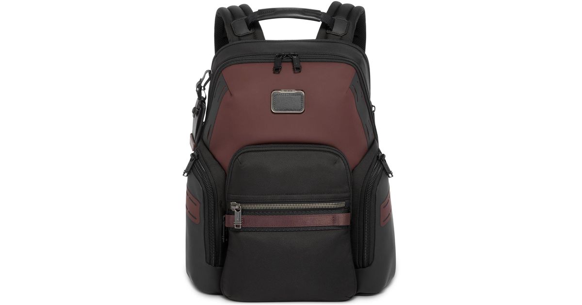 Tumi Signature Navigation Backpack in Black for Men | Lyst