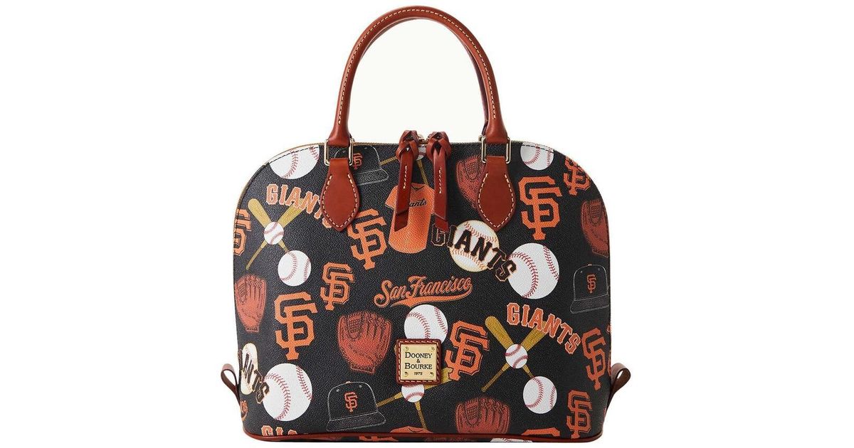 Dooney & Bourke San Francisco Giants Game Day Zip Satchel in White | Lyst