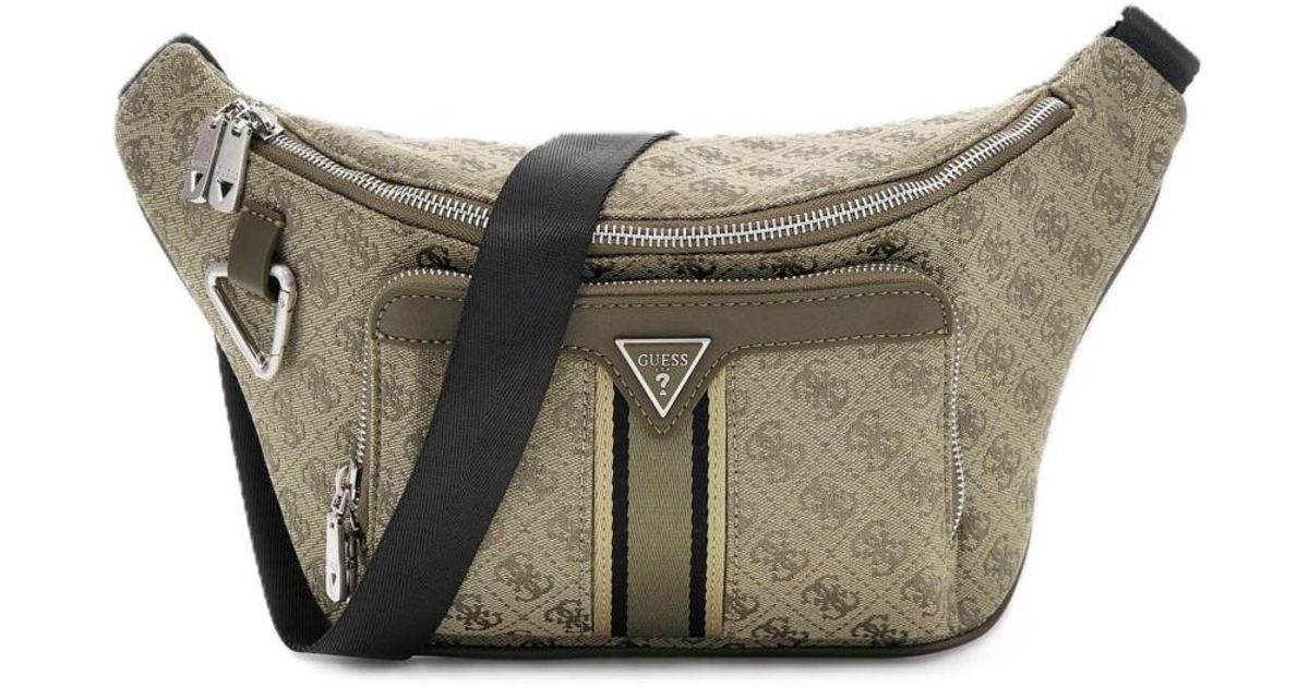 Guess Milano Maxi Bum Bag in Gray for Men | Lyst