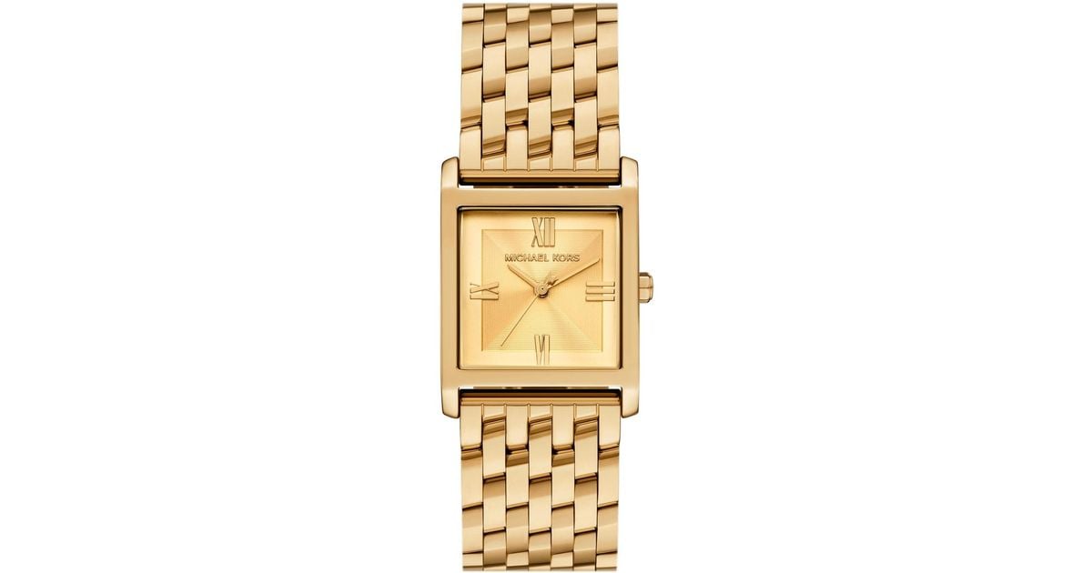 Michael Kors Â Georgie Three-hand Gold-tone Stainless Steel Watch in ...