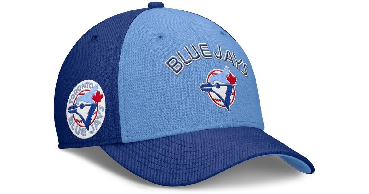 Nike Royal/powder Blue Toronto Blue Jays Rise Swoosh Performance Flex ...