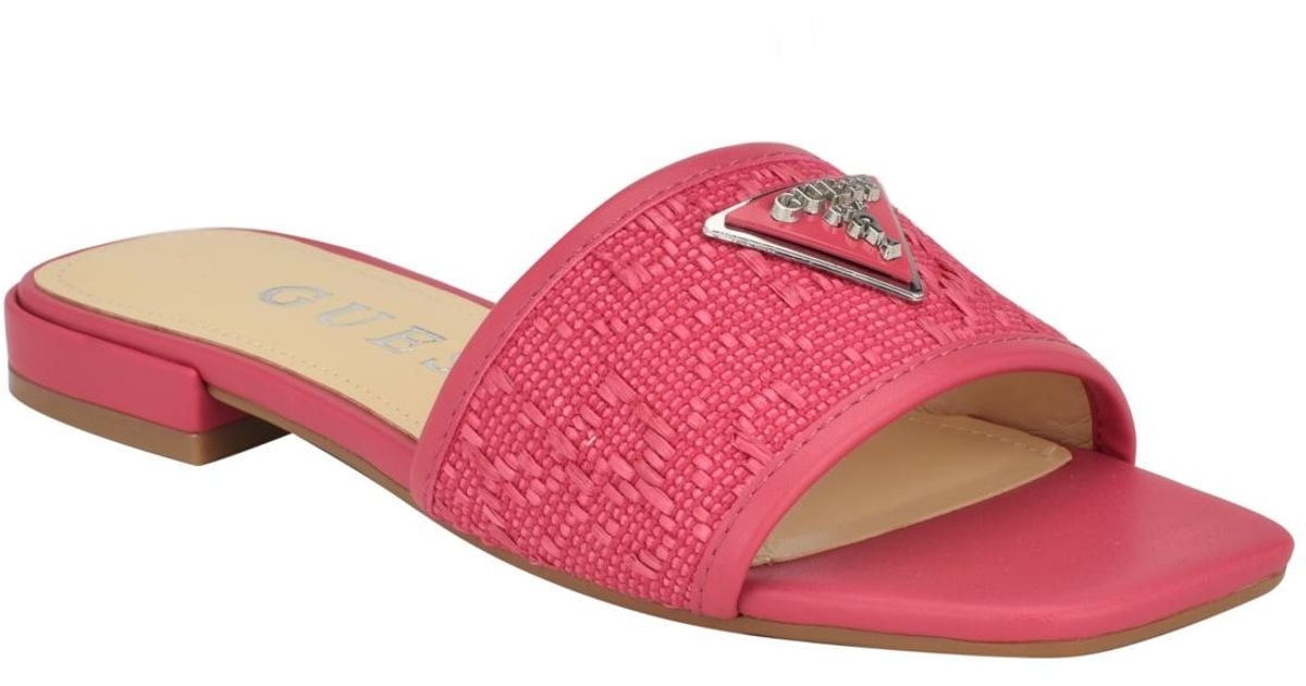 Guess Tamsey Sandal in Pink | Lyst