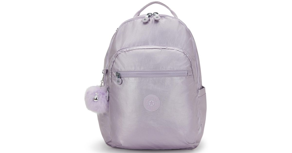 Kipling Seoul Medium Backpack in Purple | Lyst
