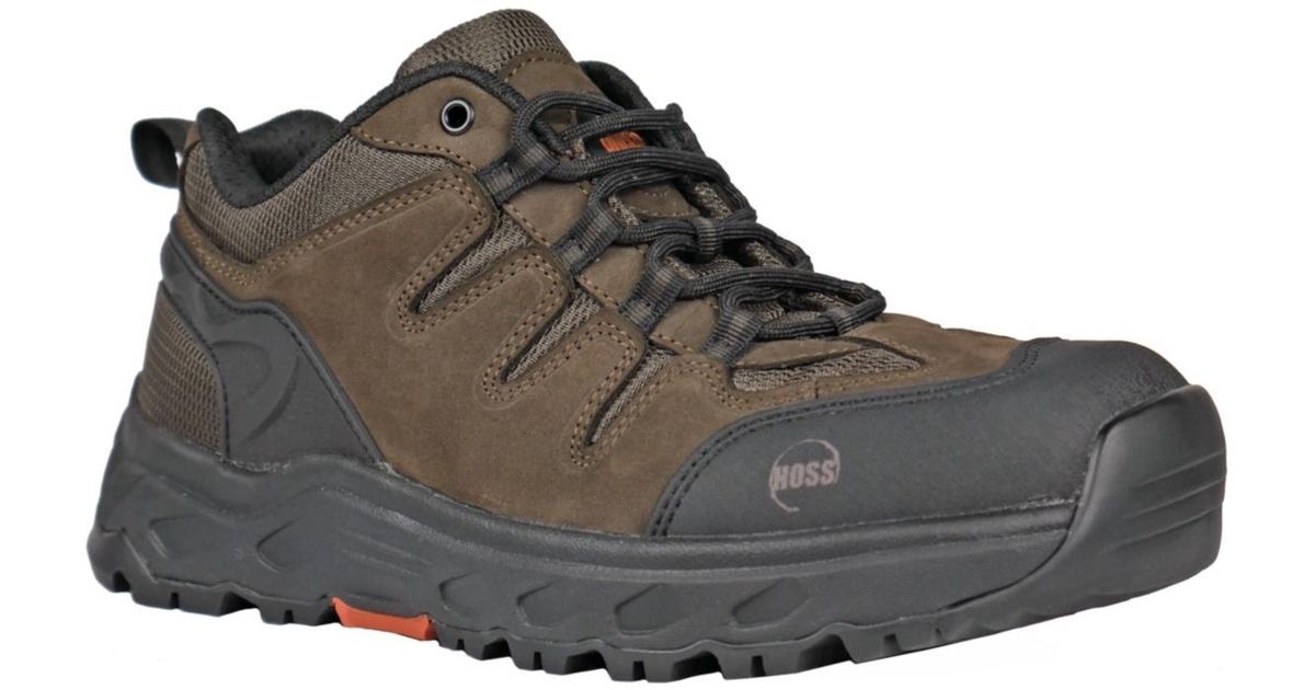 Hoss Boot Company Hoss Eric Low Soft Toe Wedge Work Shoes in Brown | Lyst