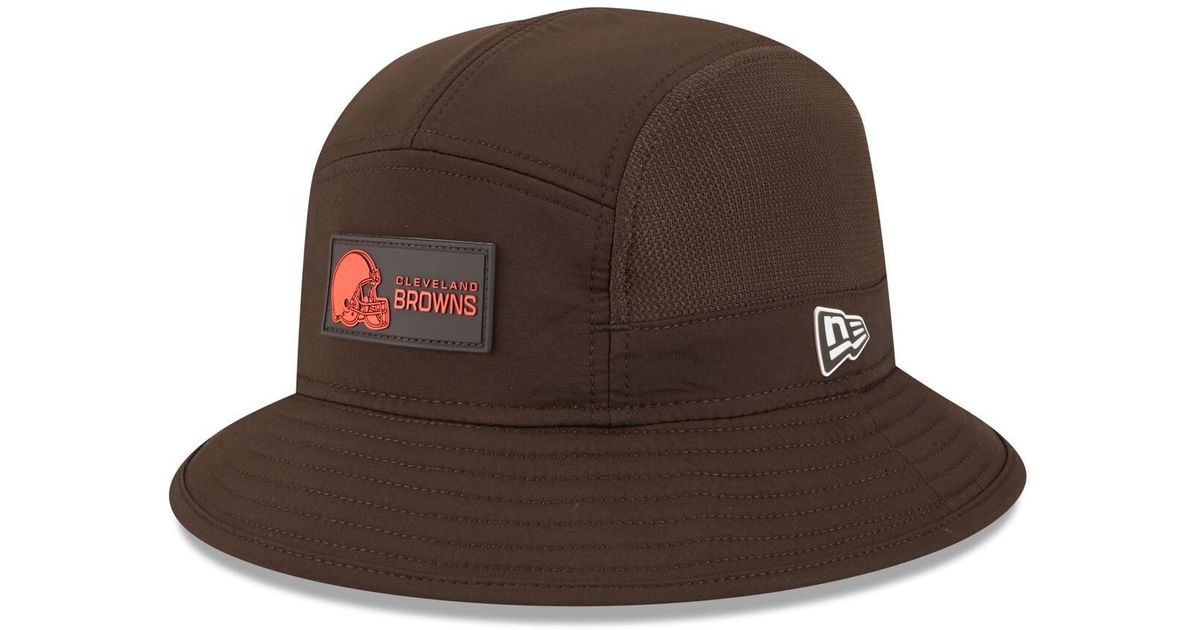 KTZ Cleveland S 2025 Sideline Bucket Hat in Brown for Men | Lyst