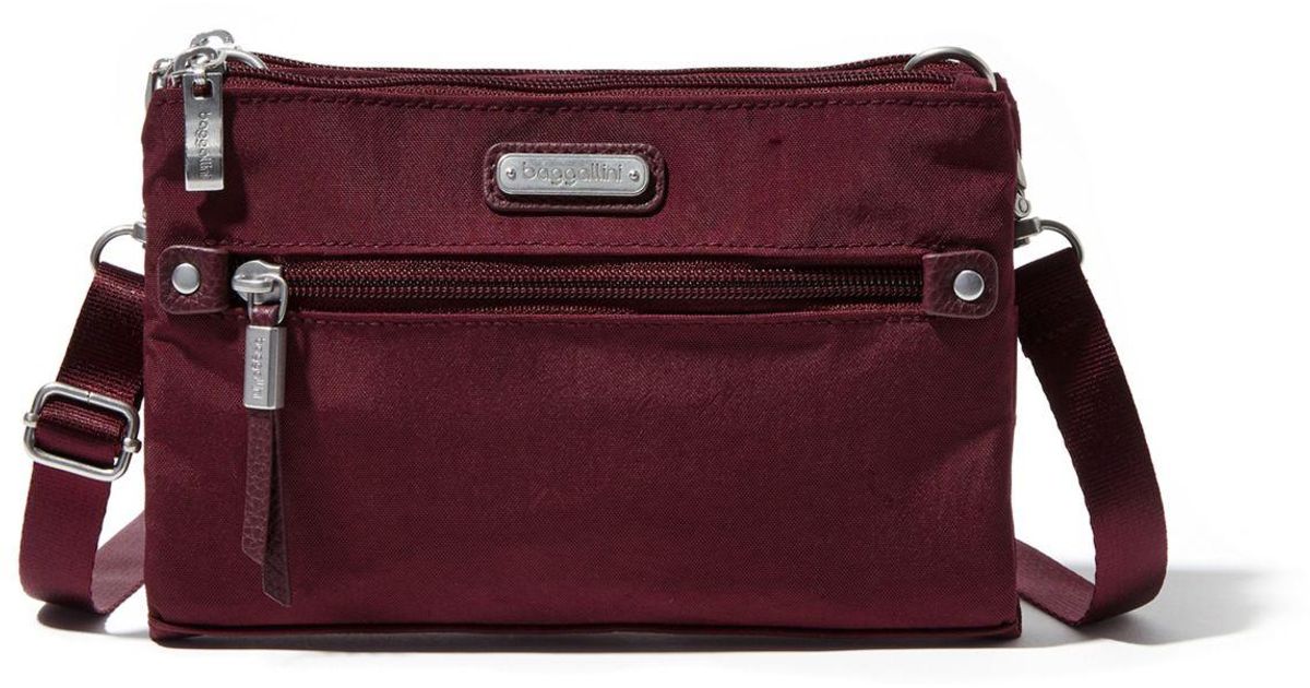 Baggallini Subway Small Crossbody Bag in Purple | Lyst