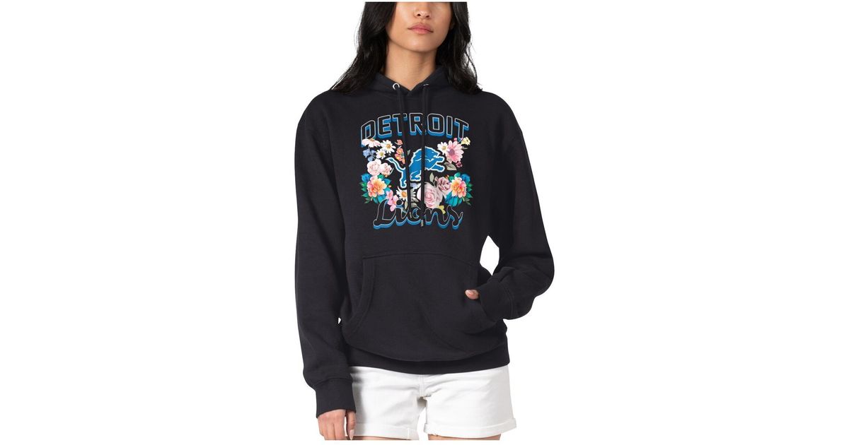 G-III 4Her by Carl Banks Detroit Lions Flowers Team Logo Graphic Fleece ...
