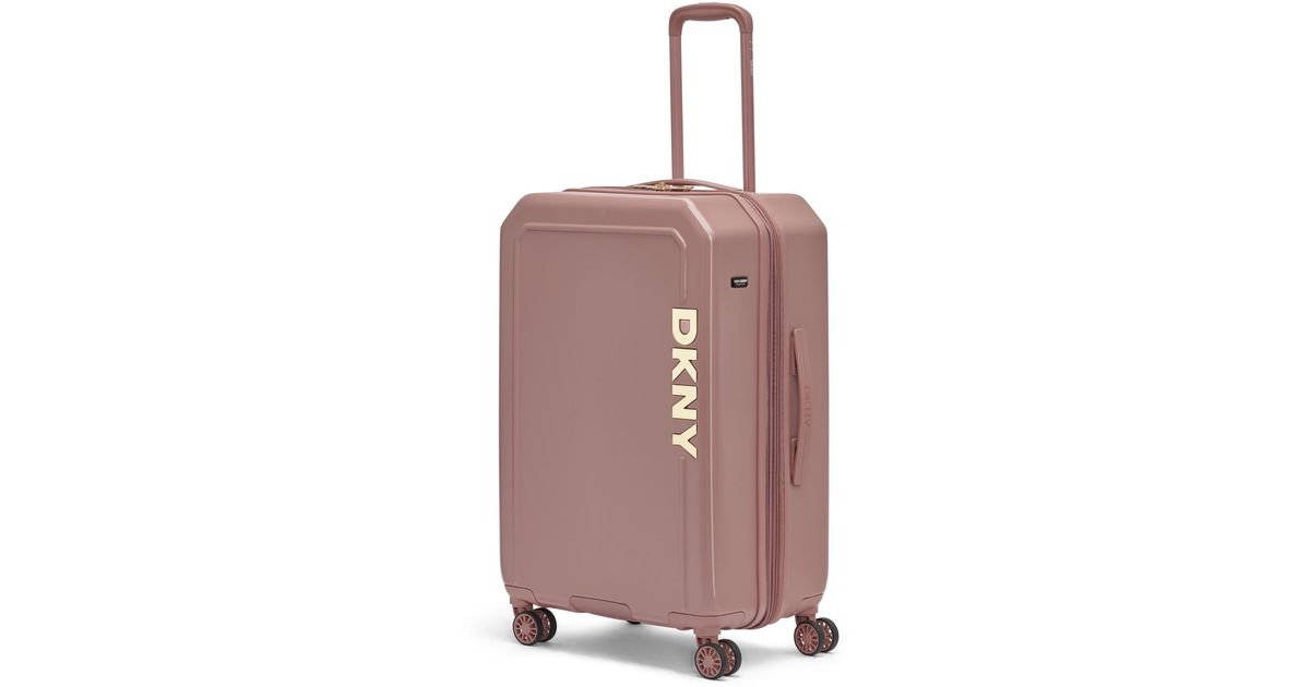 DKNY Clean Cut 26" Check-in Spinner in Pink | Lyst