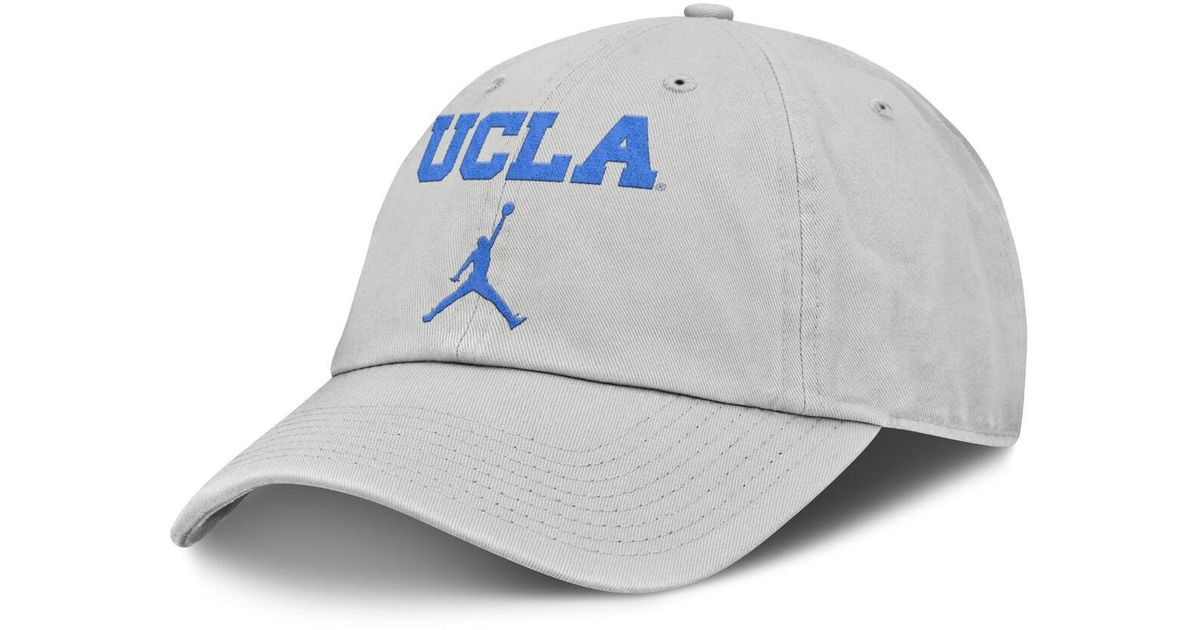 Nike Ucla Bruins 2025 On-field Gameday Club Adjustable Hat in Gray for ...