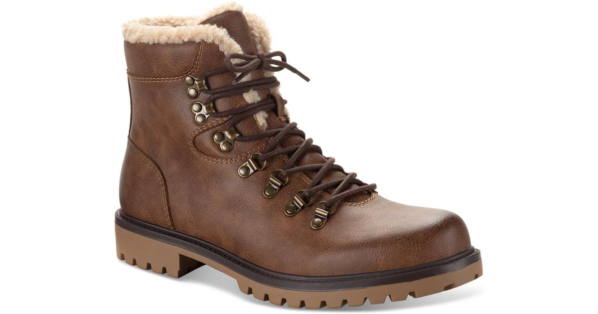 Club Room Kylerr Boots in Brown for Men | Lyst